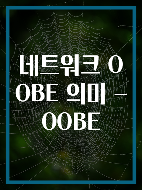 "네트워크 OOBE: 성공의 비밀을 밝혀라!" - 돈이 되는 모든정보를 알려드립니다.